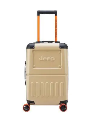 JEEP 19-inch Hardside Expandable Carry-on Luggage With Spinner Wheels - Warm Sand
