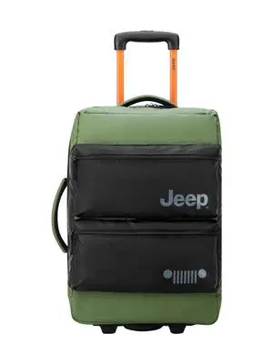 JEEP 20-inch Two-wheel Rolling Travel Duffle Bag - Elm Green