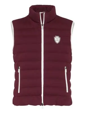 Brunello Cucinelli Down Vest - Amaranth