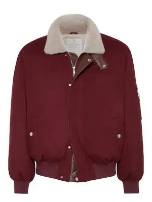 Brunello Cucinelli Down Jacket - Amaranth
