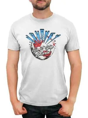 JOURNEY Don't Stop Believin' Graphic T-shirt - White