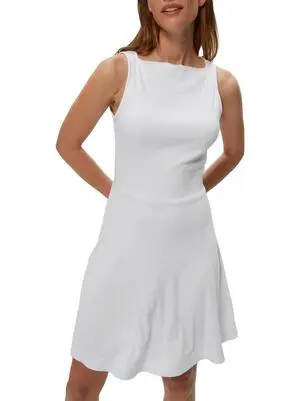 Michael Stars Andy Skater Mini Dress - White