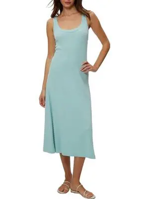 Michael Stars Celine Rib Midi Dress Serene