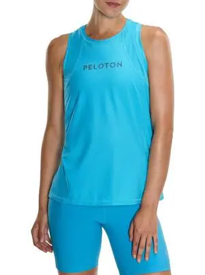 PELOTON Essential Performance Tank Bright Cyan