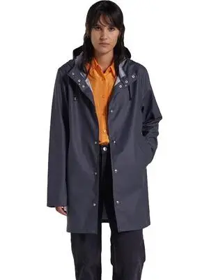 Stutterheim Stockholm Lightweight Raincoat - Charcoal