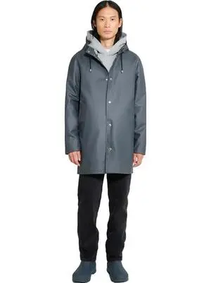 Stutterheim Stockholm Lightweight Raincoat - Charcoal