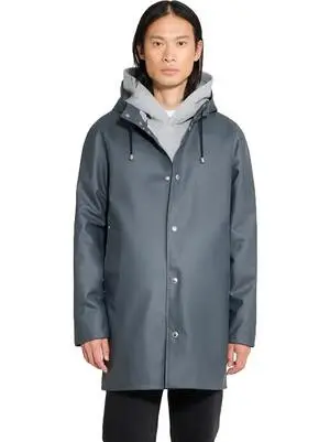 Stutterheim Stockholm Lightweight Raincoat Charcoal