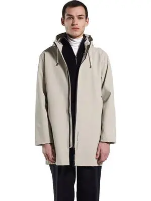 Stutterheim Stockholm Lightweight Zip Raincoat - Pelican