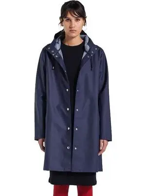 Stutterheim Mosebacke Lightweight Raincoat Navy