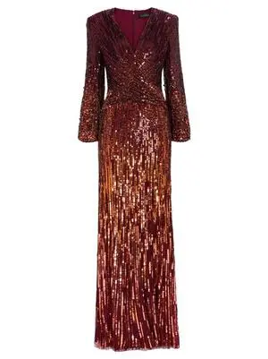 Jenny Packham Cosmos Gown - Cardinal