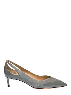 Santoni Mid-heel Pump - Gray