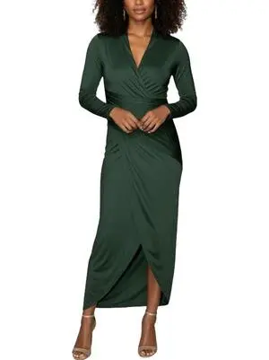 Rachel Rachel Roy Wrap Front Midi Dress - Green Pasture