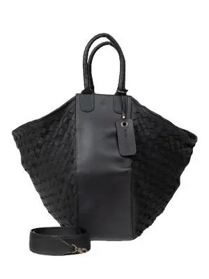 DEUX MAINS All Day Leather Tote - Black