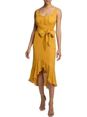 Santorelli Rina Sleeveless Silk Georgette Dress - Mango