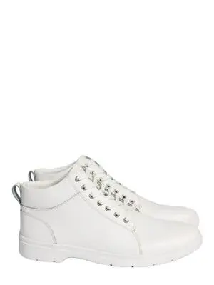 JAMES O'REGAN Knight High-Top Sneaker White