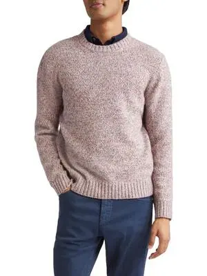 Eleventy Wool Crewneck Sweater - 84 Raspberry