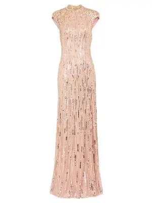 Jenny Packham Ernest Maxi Gown Powder