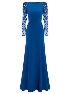 Jenny Packham Sylvia Maxi Gown - Delta Blue