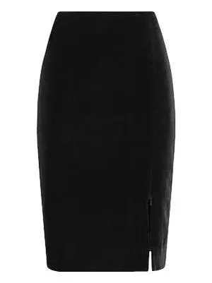 Anne Fontaine Pencil Skirt With Adjustable Waist And Slit - Black
