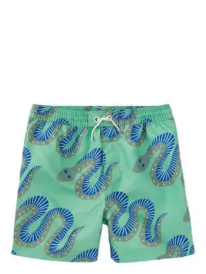 TEA COLLECTION Mid-length Swim Trunks - Squiggle Snakes