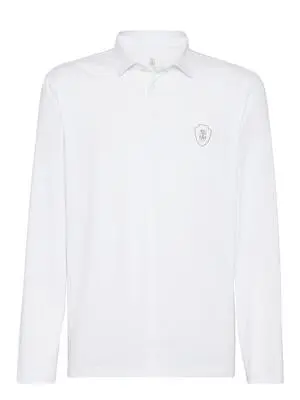 Brunello Cucinelli Short Sleeve Polo - White