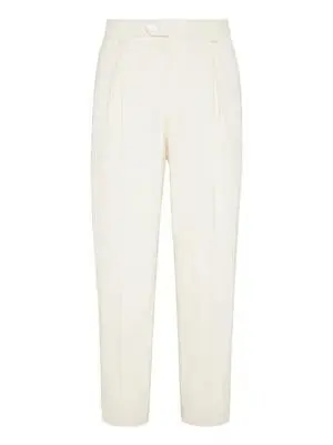 Brunello Cucinelli Corduroy Trousers - Off-white