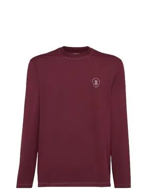 Brunello Cucinelli Long Sleeve T-shirt - Amaranth