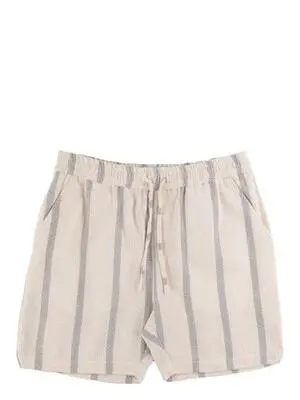 Sovereign Code Passport Shorts - Dark Cream Stripe