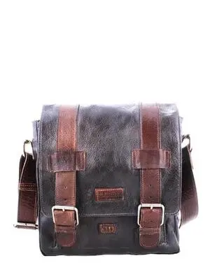 Bed Stu Messenger Bag - Black Teak Rustic
