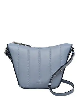 RADLEY Oak Street Quilt Ziptop Crossbody Bag - Smoke Blue