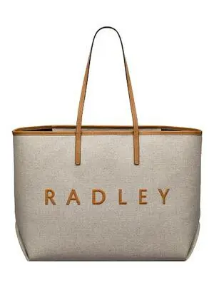 RADLEY Sutherland Row Open Top Tote Bag - Saddle