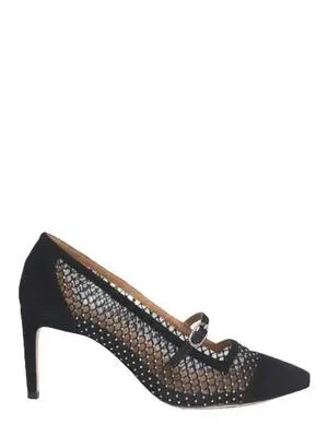 JOAN OLOFF SHOES Caroline 80mm Heel Pump - Black
