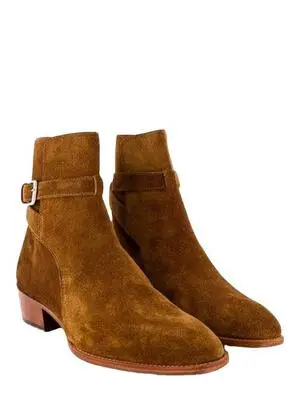 ANTHONY VEER Wexford Jodhpur Boot - Havana Tabacco Suede