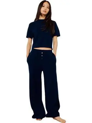 ALL MY LOVE Kayla Cashmere Pants - Sapphire