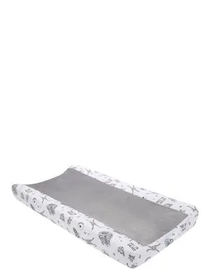 LAMBS & IVY Star Wars Millennium Falcon Changing Pad Cover - Gray