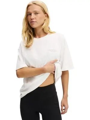 Cotton:on Active Graphic Tee White Body Wellness