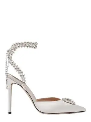 ZENA ZIORA The Dame 100 Pearl Stiletto Heel Ivory