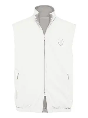 Brunello Cucinelli Reversible Nylon Vest - White