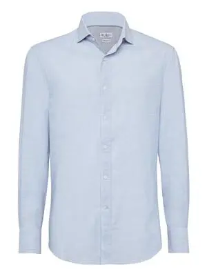 Brunello Cucinelli Oxford Shirt - Azure