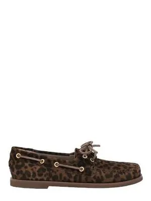 GIANVITO ROSSI Vandée Mocassin - Leopard Print Suede