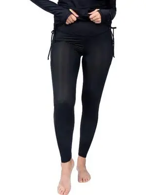 LINE IN THE SAND Dive In Swim Leggings - Ink