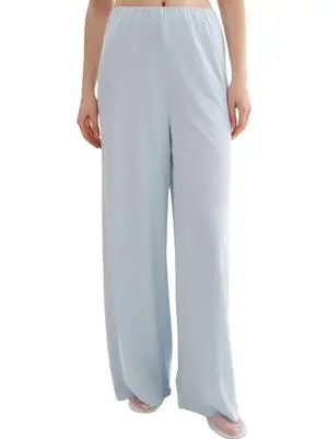 LAMARQUE Neela Straight Leg Pant - Blue Shimmer