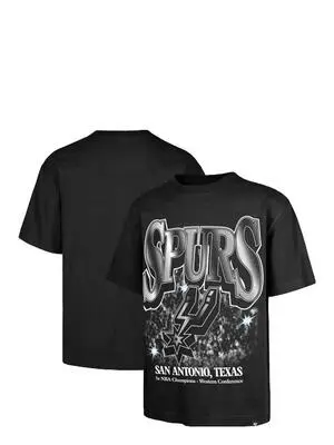 '47 San Antonio Spurs Past Champs Collection Flashbulb Foundation T-shirt - Black
