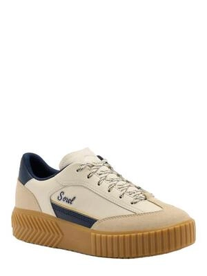 Sorel Ona Ave T-Toe Platform Sneakers Snow/collegiate Navy