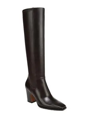 Franco Sarto Jonie Knee High Boot Dk Hickory Brown