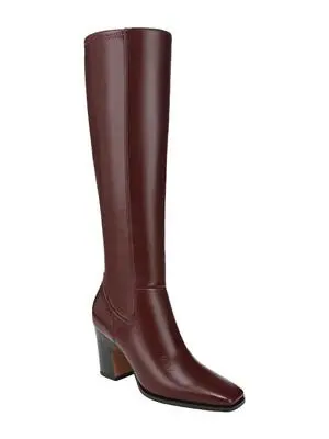 Franco Sarto Jonie Knee High Boot - Oxblood Red