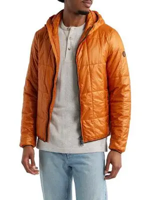 SAVE THE DUCK Floyd Quilted Water Resistant Jacket Fox Brown