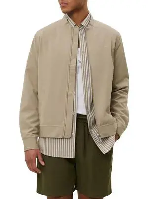 LES DEUX Como Solid Bomber Jacket 2.0 Dark Sand