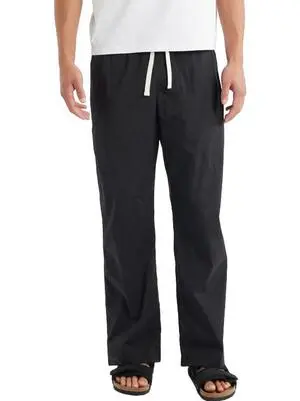 RIZORT Kore Drawstring Nylon Pants Black