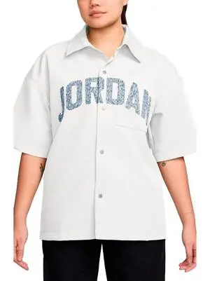 JORDAN Jordan Flight Short Sleeve Shirt White